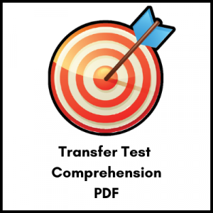 Transfer Test Comprehension PDF – On Target Resources