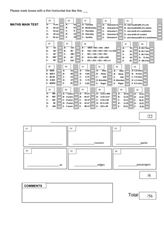 Transfer Test Revision and Practice Paper Bundle – On Target Resources