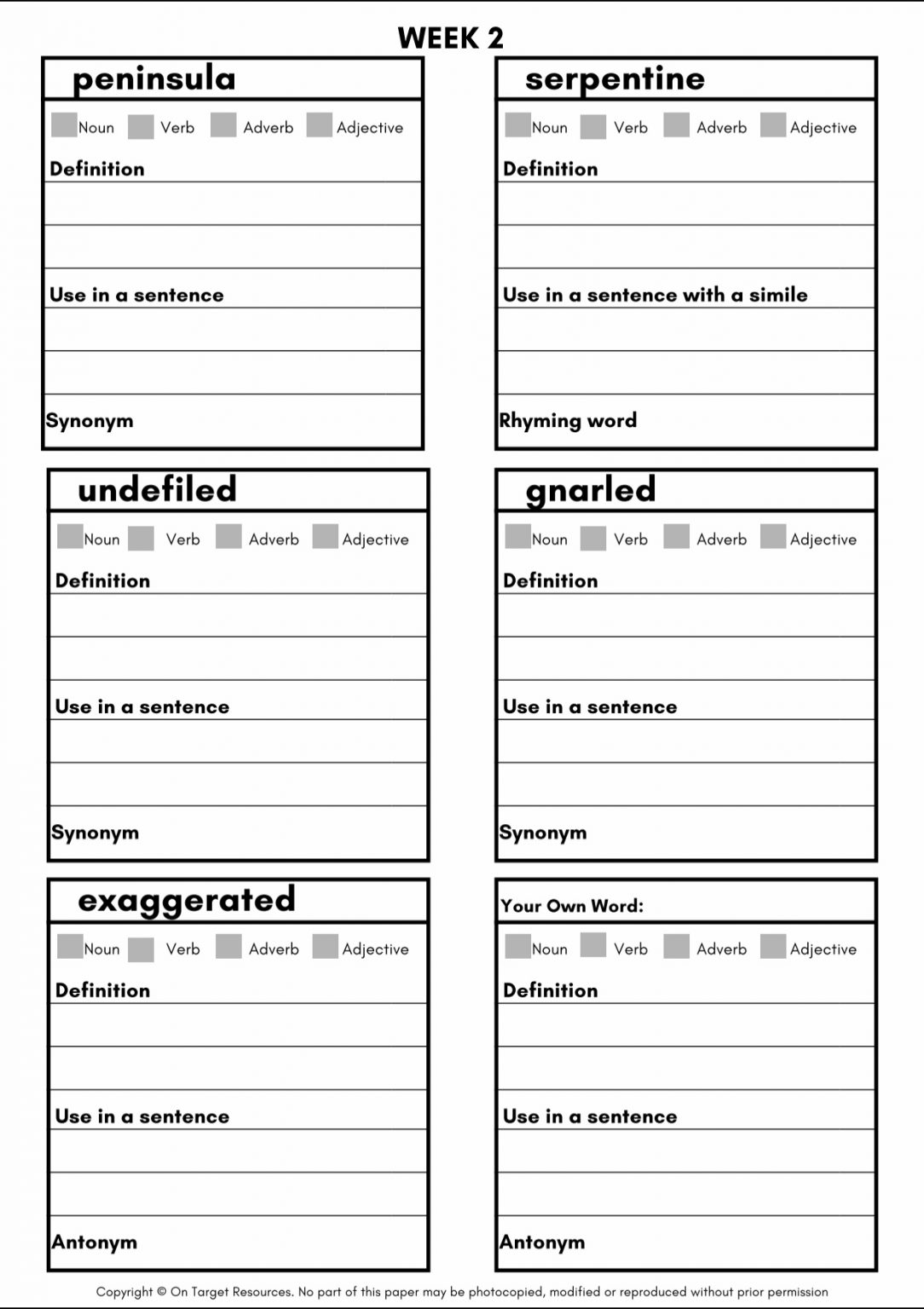 SEAG GL Transfer Test Summer Bundle – On Target Resources