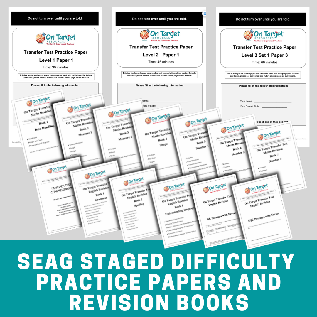 5 Top Tips to Boost your SEAG GL Transfer Test Revision. – On Target ...