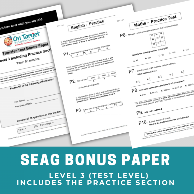 SEAG GL Transfer Test 2023 - On Target Resources