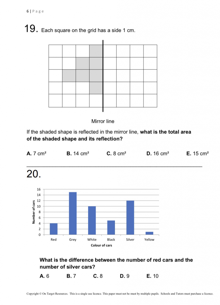 Transfer Test SEAG Style Practice Papers - Level 2