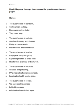 Transfer Test SEAG Style Practice Papers